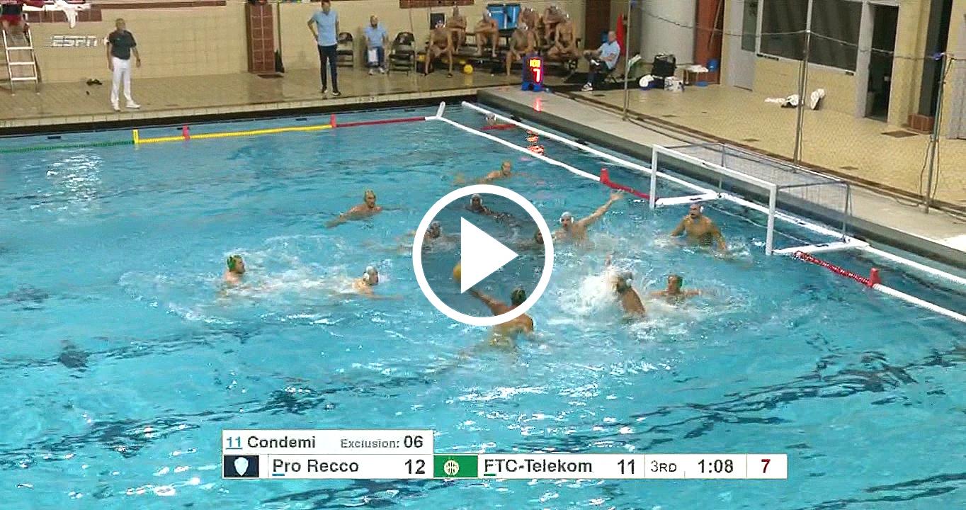 Vámos Márton második gólja (Pro Recco-FTC, 2025.09.07.) – VLV